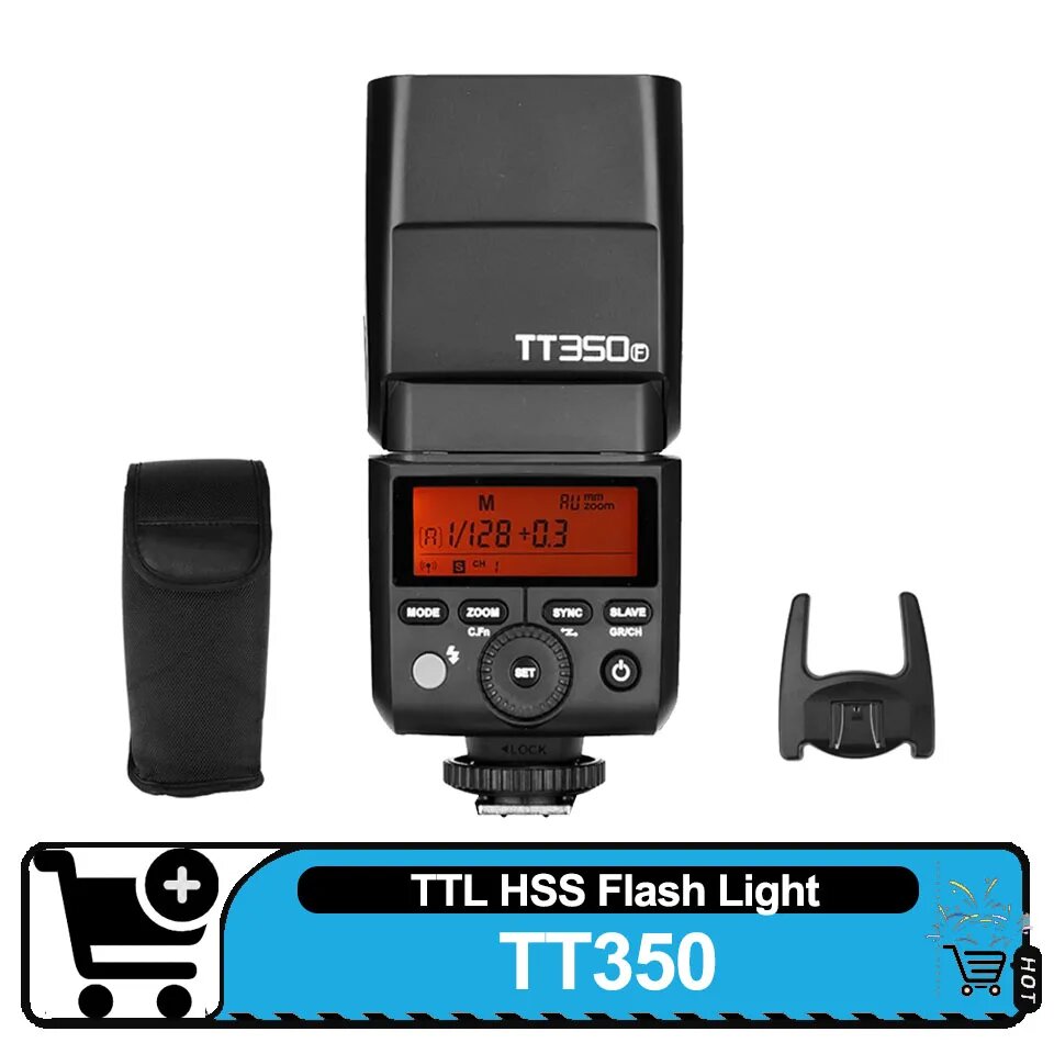 Godox TT350 Мини вспышка для Nikon for Canon