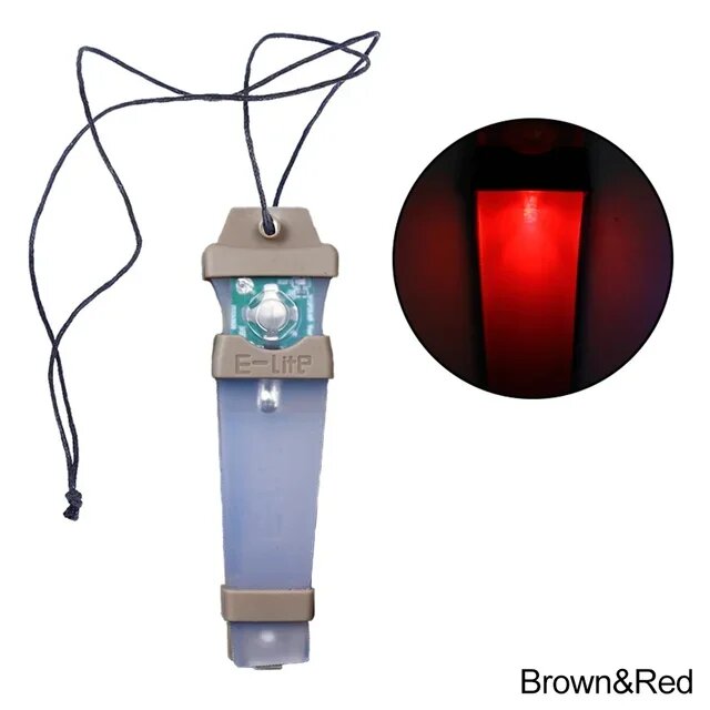 Фонарь для шлема FMA Красный, Brown Red