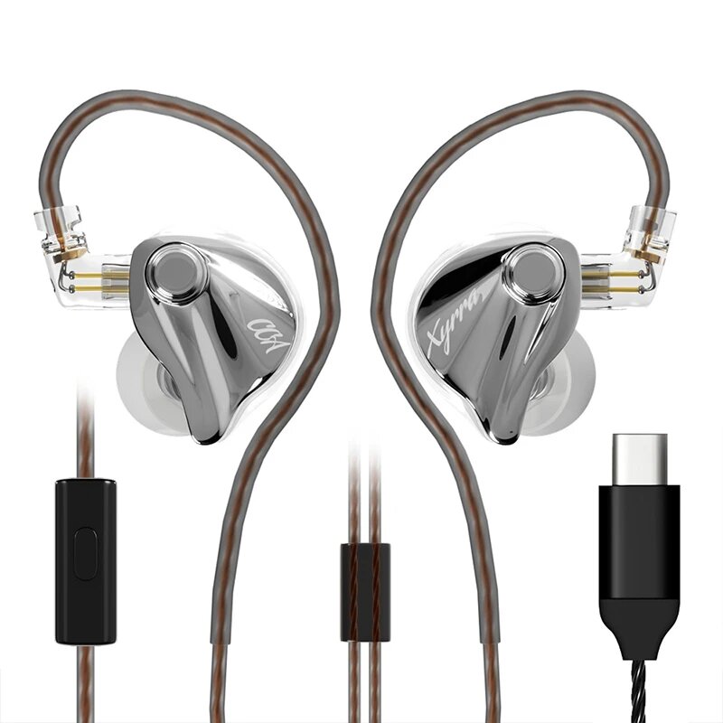 CCA Xyrra Type-C silver наушники с микрофоном