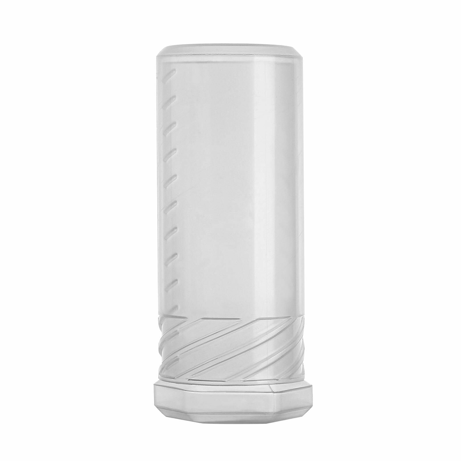 Прозрачный дорожный футляр для помазка для бритья, регулируемый по высоте, портативный держатель для щеток для бороды, удобный для путешествий