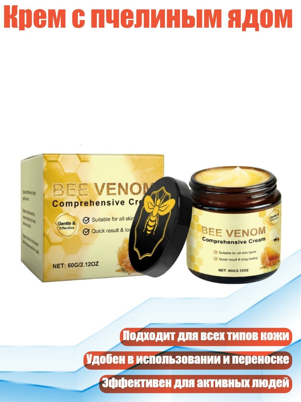 Крем с пчелиным ядом