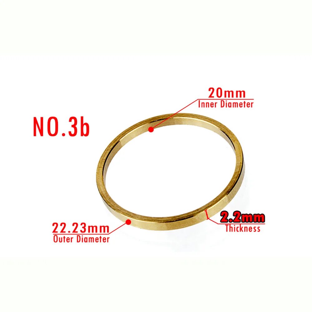 Z-LION Адаптеры для алмазных дисков 20/22.23/16 мм медные 3 шт. No.3b 22.23-20mm