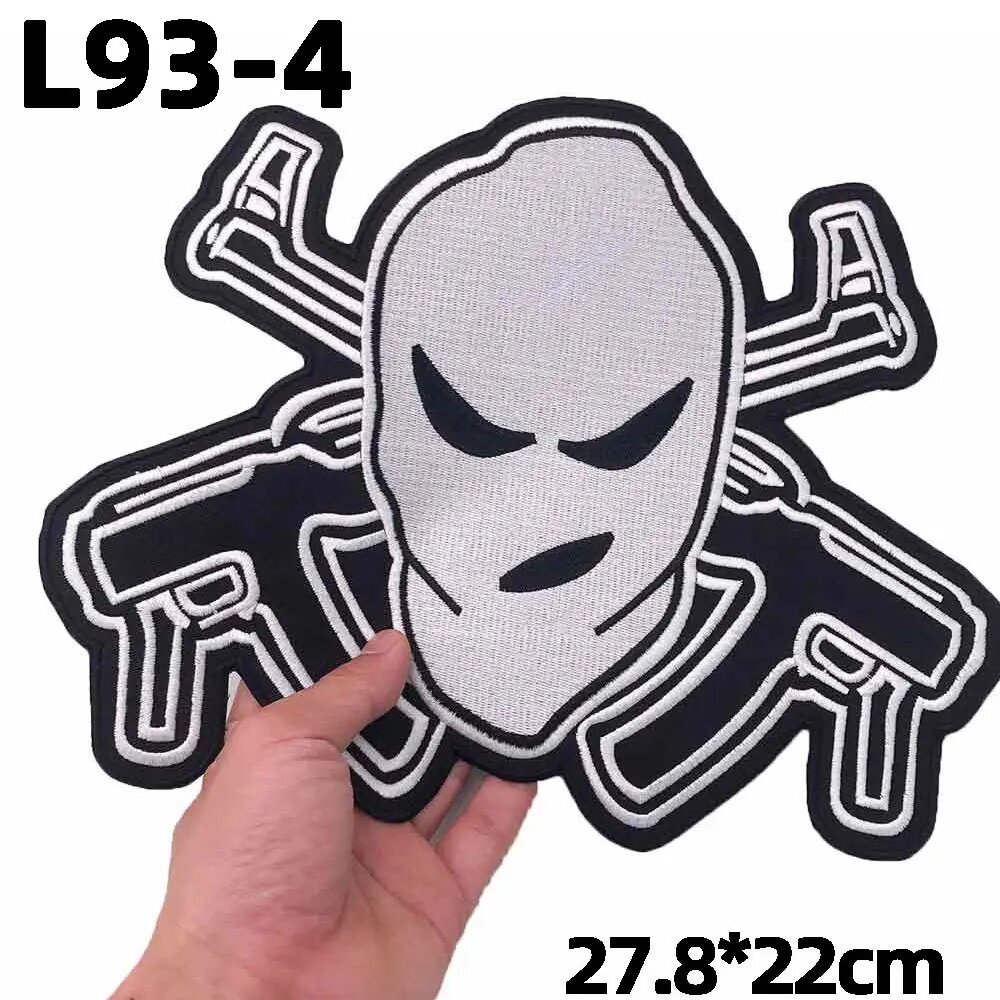 Нашивка Sons of Anarchy Черный, L93-4 iron on