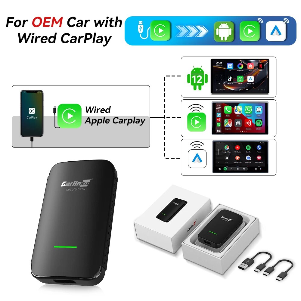CarlinKit CarPlay Ai Box Lite Android 12 2GB 16GB