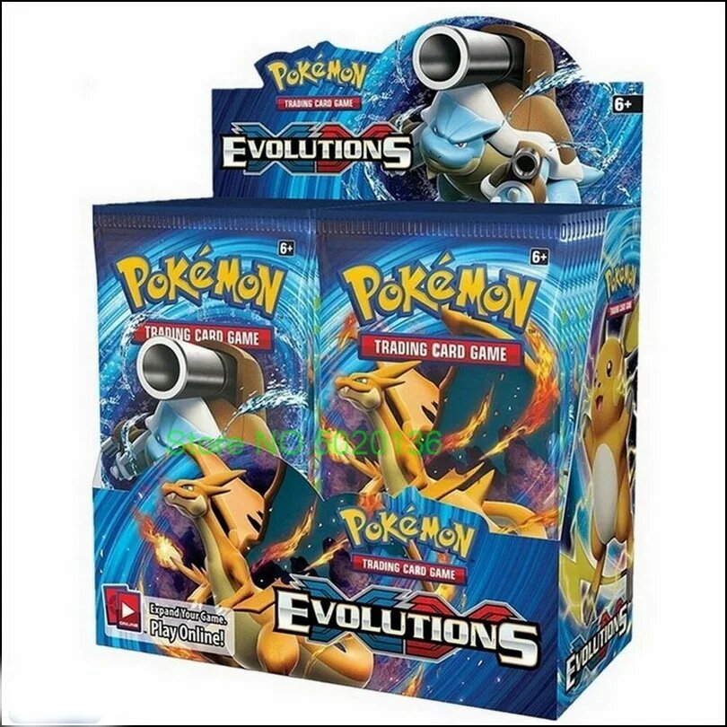 Новые карты-коробки для покемонов Mega Evolution Phantasmal Flames Booster