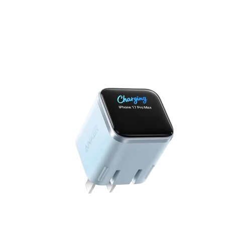 Зарядное устройство Anker 45W Nano A121D-Blue с дисплеем