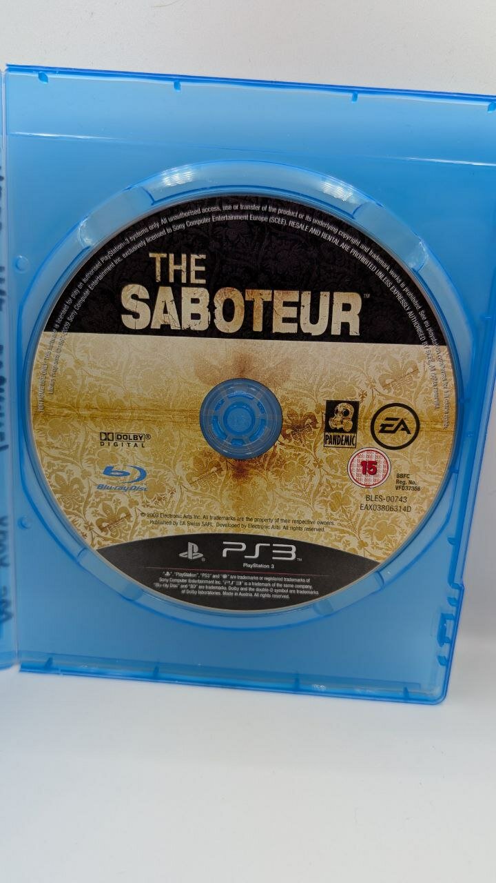 The Saboteur PS3 (рус. суб.) — фото 1
