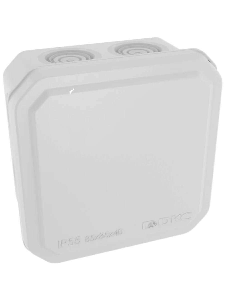 Коробка ответвительная DKC 100х100х50мм IP55 с 10 кабельными вводами 53800, 5штук