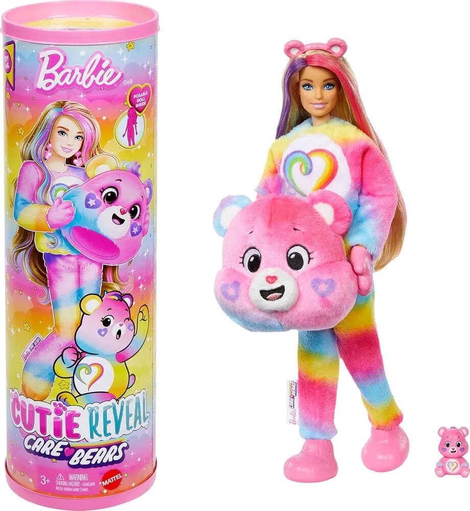 Barbie JFV60 Барби Милашка, серия Reveal Care Bear