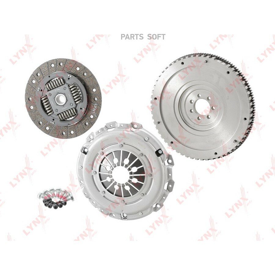 Комплект сцепления RENAULT Duster 1.5D 10>, Captur 1.5D 15>, Clio III-IV 1.5D 05>, Fluence 1.5D 10>, Kadjar 1.5D 15>, Kangoo II 1.5D 08>, Laguna III 1.5D 07>, Megane/Scenic II-IV 1.5D 05> от официального дистрибьютора, LYNXAUTO, артикул CL1052