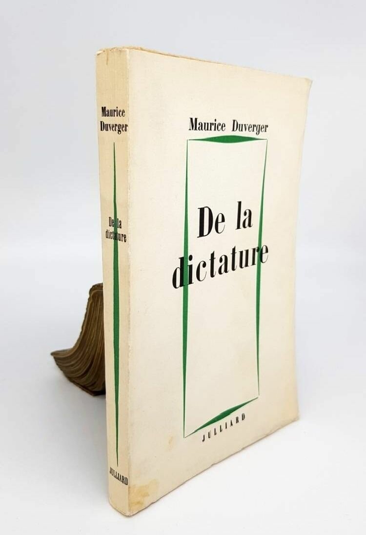 "De la dictature (Диктатура)". Maurice Duverger (Морис Дюверже)