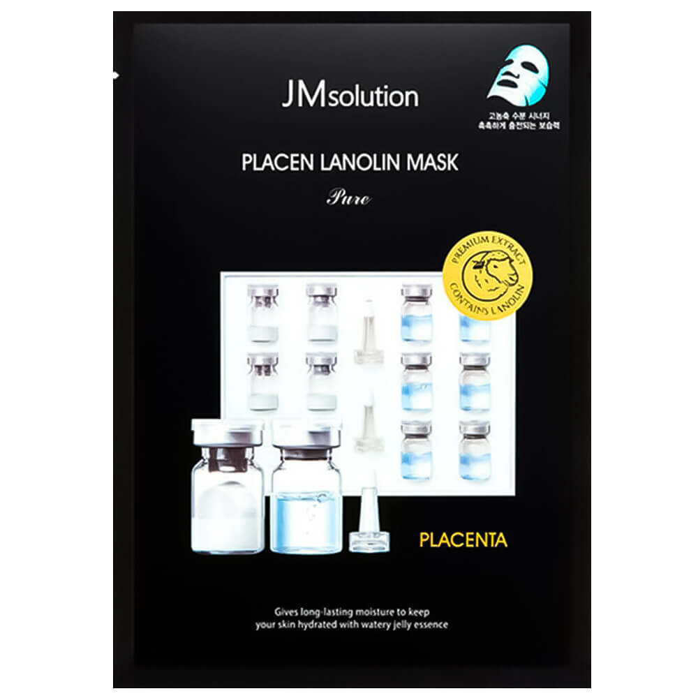 Антивозрастная плацентарная маска с ланолином JM SOLUTION PLACEN LANOLIN MASK PURE