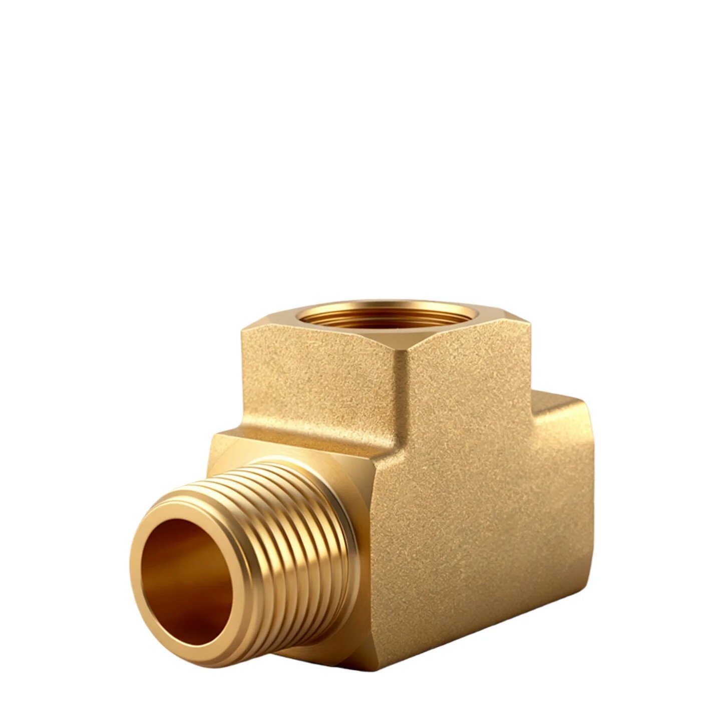 Латунный тройник 1/8" NPT, нить для пряжи