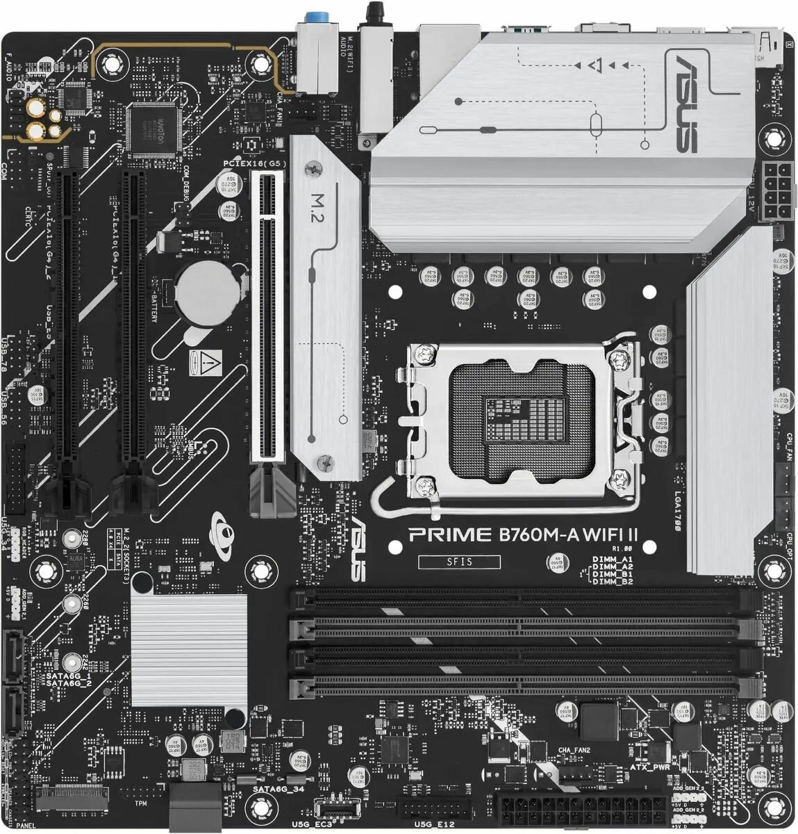 Материнская плата Asus PRIME B760M-A WIFI II Soc-1700