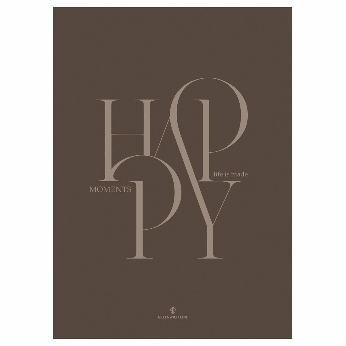 Тетрадь общая 48л, А4 Greenwich Line "Happy moment" (клетка, скрепка, обложка soft touch) (N4c48-52728), 6шт.