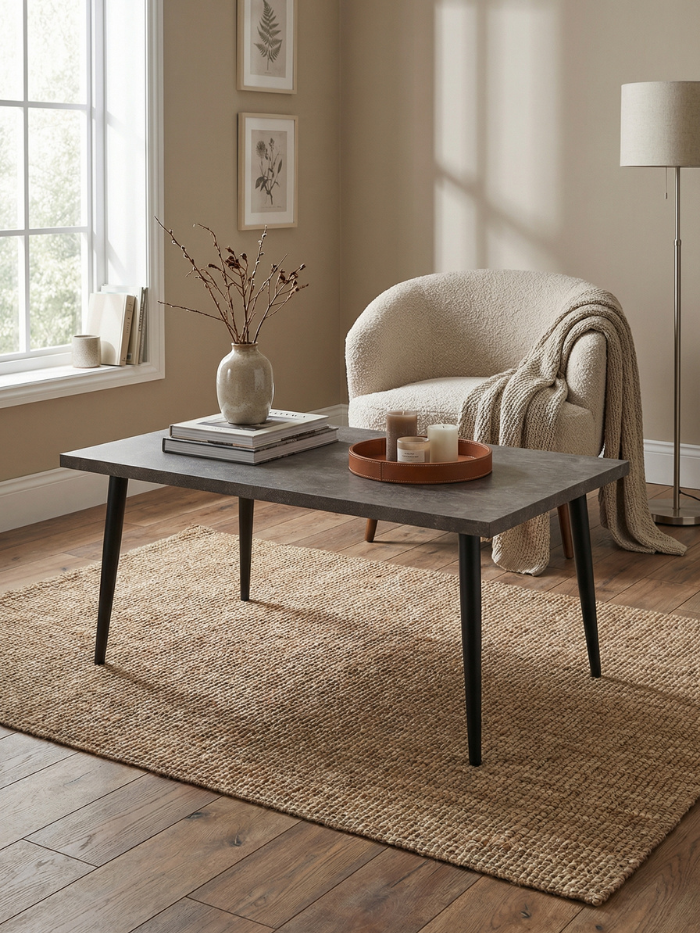 Журнальный столик Квадро-М Бергамо 6 Прямоугольный, Ателье темный лак