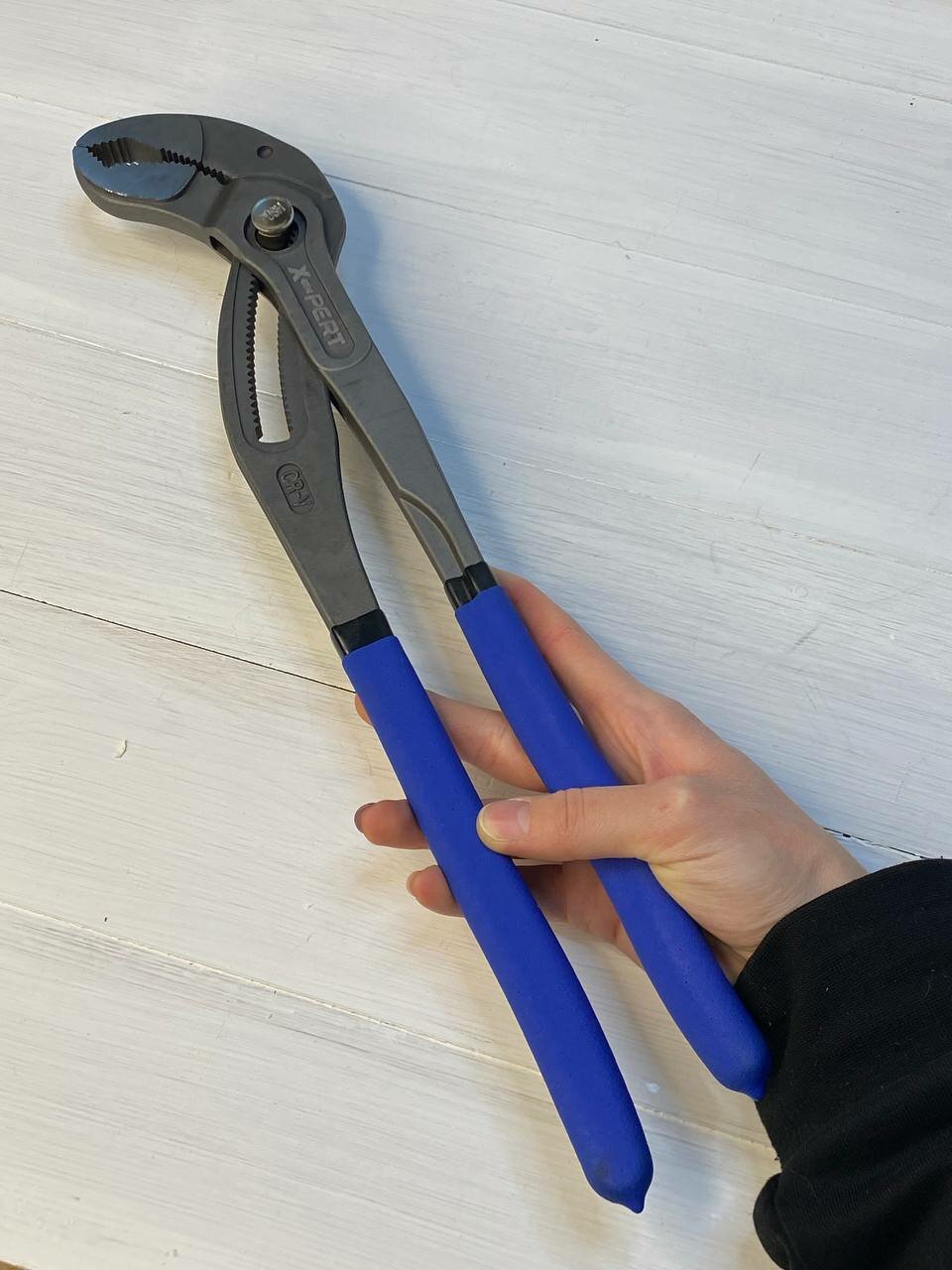 Клещи переставные попугаи 16" с фиксатором