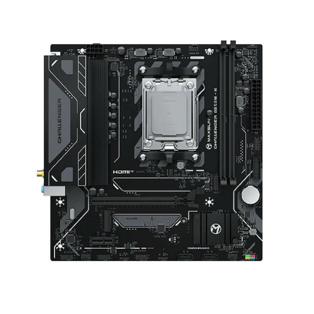 MAXSUN Материнская плата S-Challenger B850M-K WIFI Socket AM5 2хDDR V 1хM.2