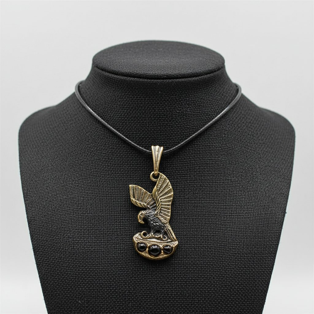 Подвеска Народные промыслы, янтарь