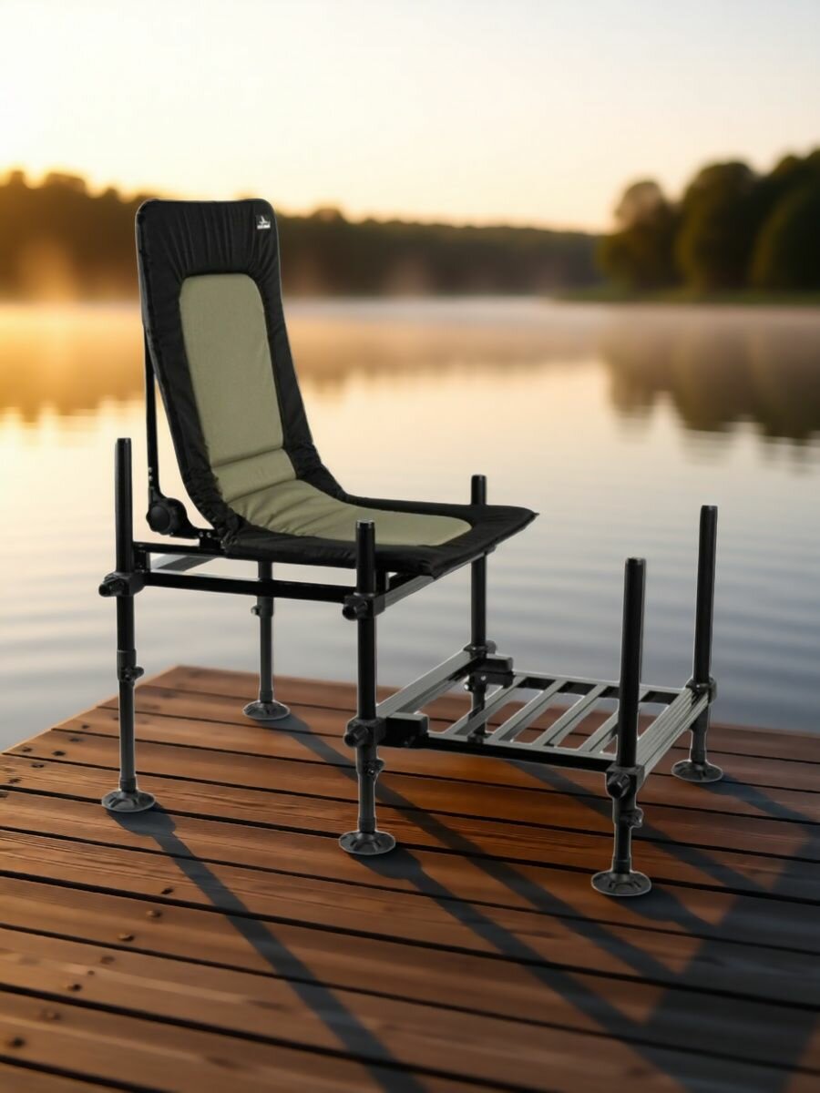 Кресло фидерное с педаной нога D36mm