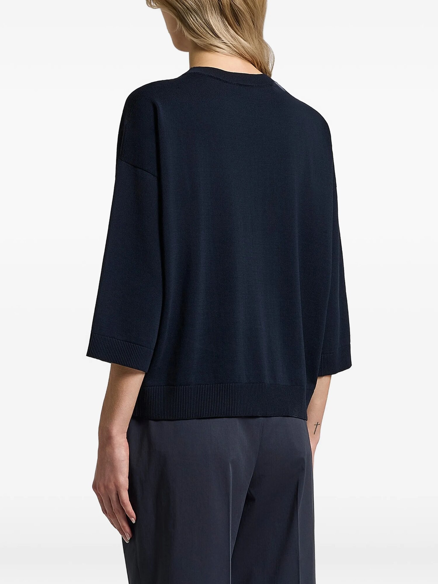 Свитер PESERICO Cotton pocket sweater, размер 46, , blue — фото 1