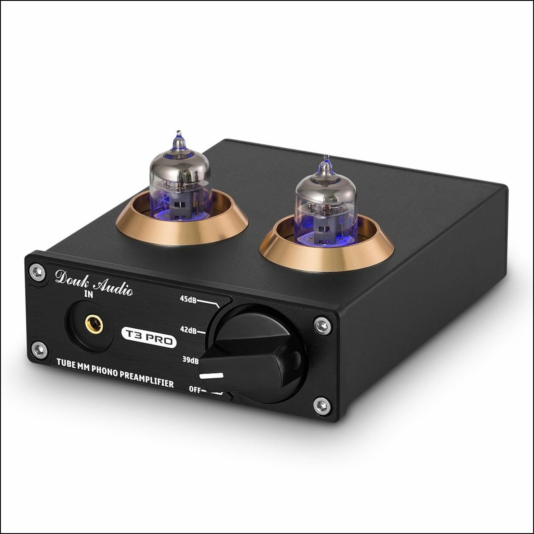 Douk Audio T3 PRO Мини-MM RIAA фоно проигрыватель, предусилитель, линейный усилитель Hi-Fi, стерео RCA, ламповый настольный предусилитель