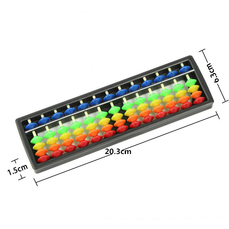 Производитель предлагает 13-рядные разноцветные счётницы из АБС-пластика для детей и учеников, предназначенные для практики подсчёта бусин, изящные и компактные, подходят для детских садов.