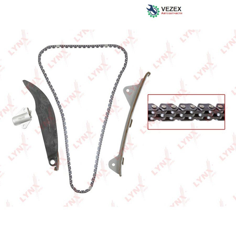 LYNXAUTO TK0171 Комплект цепи ГРМ Hyundai Creta 16- / Elantra (MD) 11-15 / i30 12-17 / i40 11-17 / Sonata 09- / Tucson 13- G4NA, G4NC
