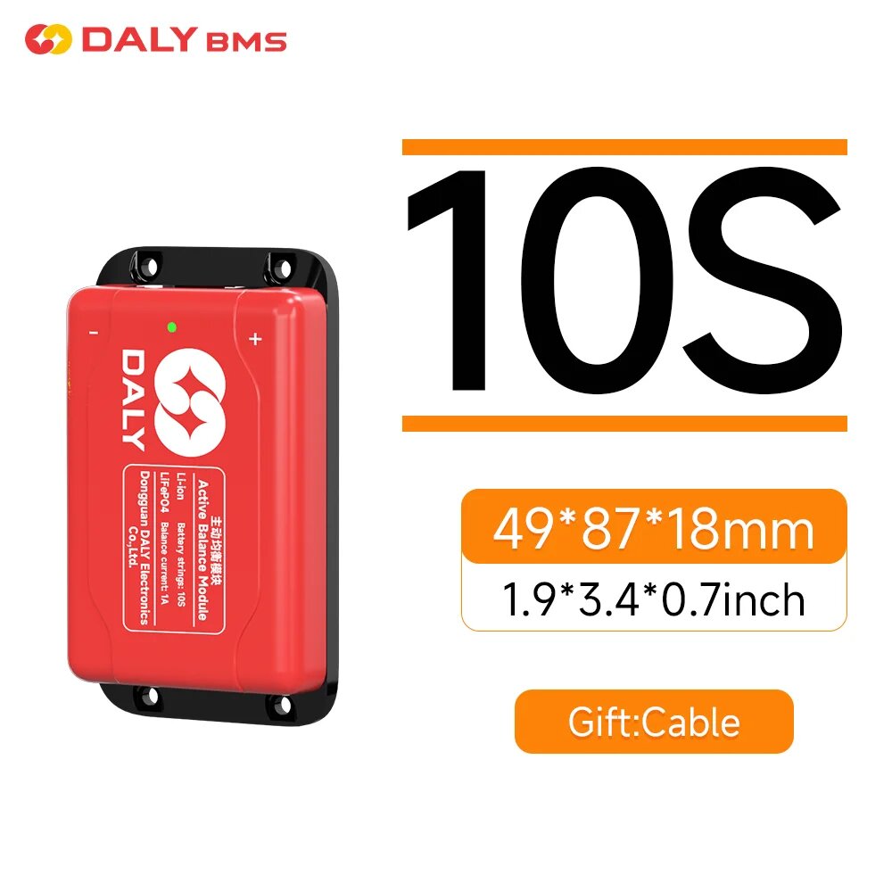 Активный балансир DALY 1А для LiFePO4 аккумуляторов 4S-16S 10S active balancer
