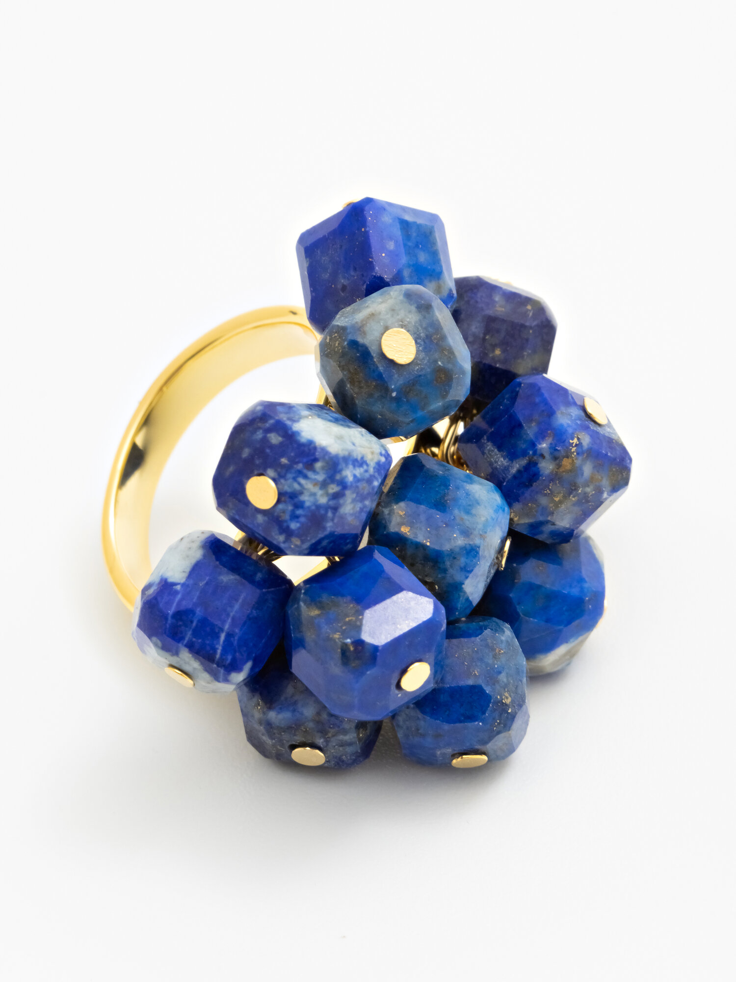 Кольцо, лазурит