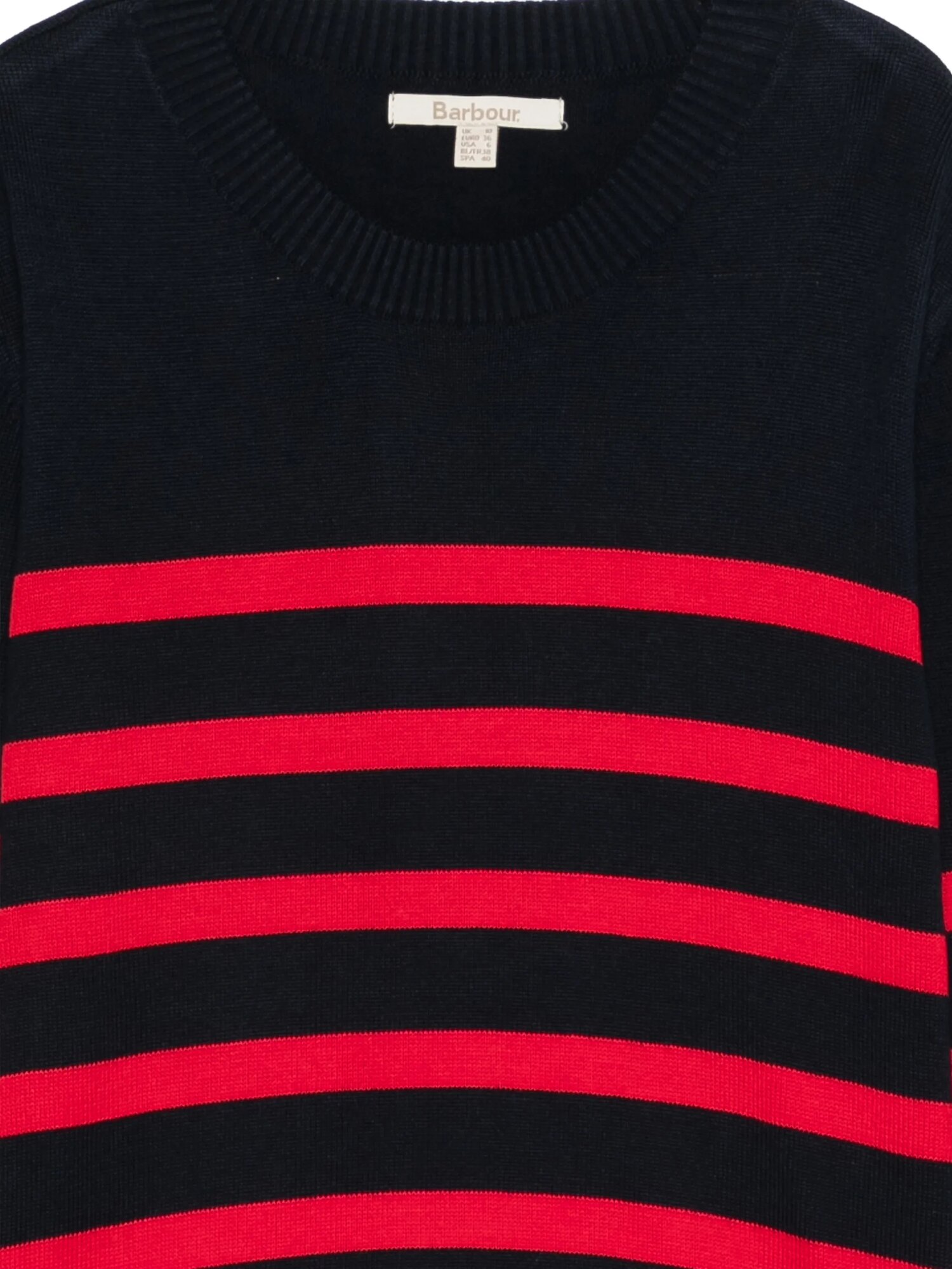 Свитер Barbour Striped crew neck sweater, размер 12, , blue — фото 1