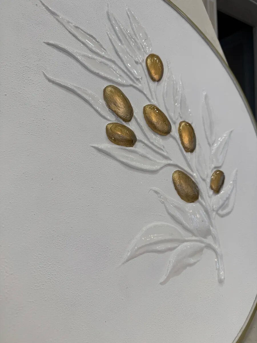 Картина круглая объемная