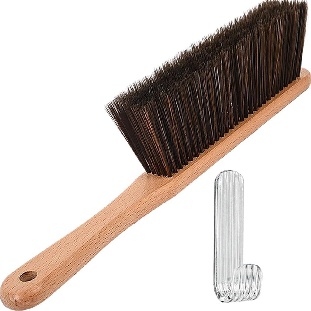 Wooden Handle Brush for Effective Dust Removal Car Interior Broom Cleaning Tool