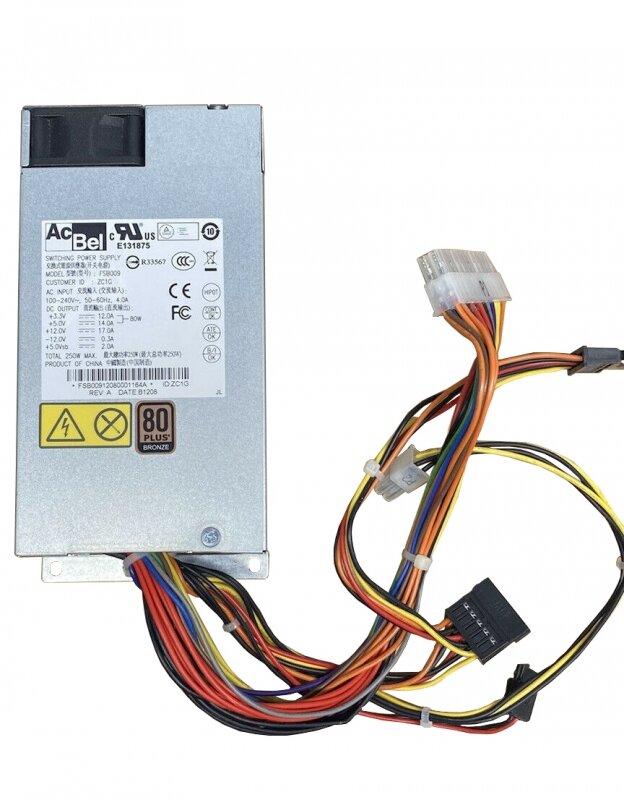 Блок питания без коробки ACBel FSB009 250W 100-240V