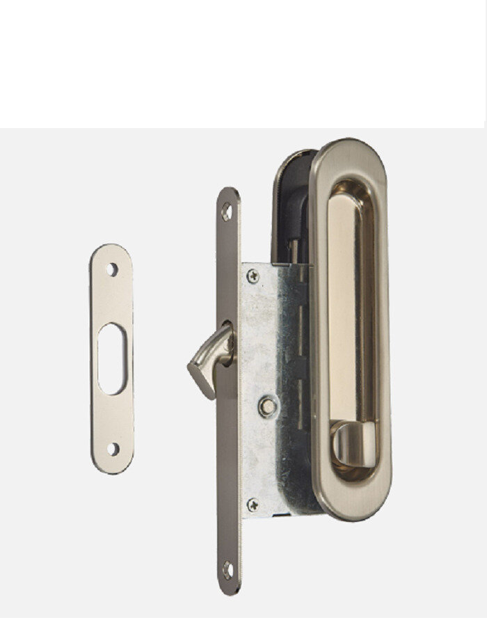 Защелка с ручками для раздвижных дверей Vantage SDL-05 SN