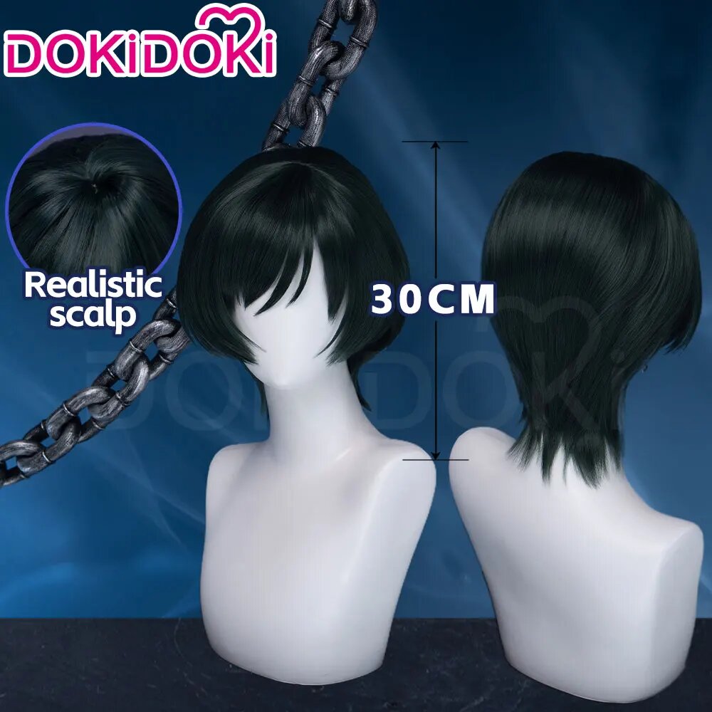 Черный мужской парик Gojo Satoru