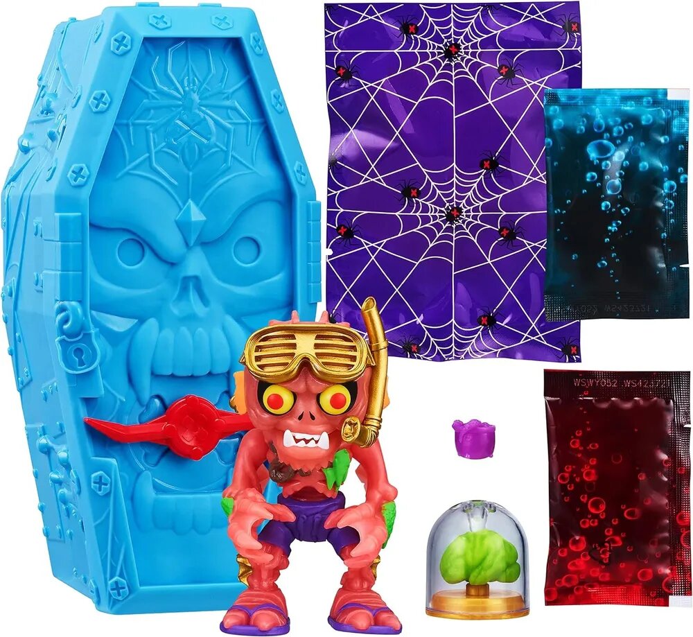 Treasure X Monster Gold - Фигурка с секретом и сюрпризами для мальчиков. Золотой монстр — фото 1