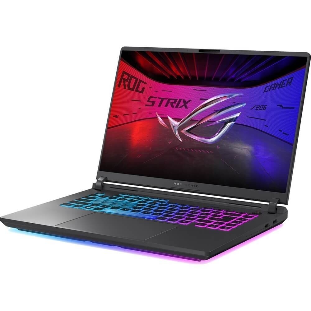 Ноутбук ASUS ROG Strix G16 G615LR-S5162 90NR0LR1-M00670 D.Grey 16" WQXGA Ultra 7 255HX(2.4Ghz)/16384Mb/1024PCISSDGb/RTX 5070 Ti(12288Mb)/noOs