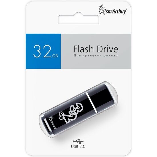 USB флешка Smartbuy 32Gb Glossy black USB 2.0