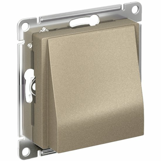 Вывод кабеля Systeme Electric (schneider Electric) SCHNEIDER ELECTRIC ATLASDESIGN, механизм, шампань, ATN000599