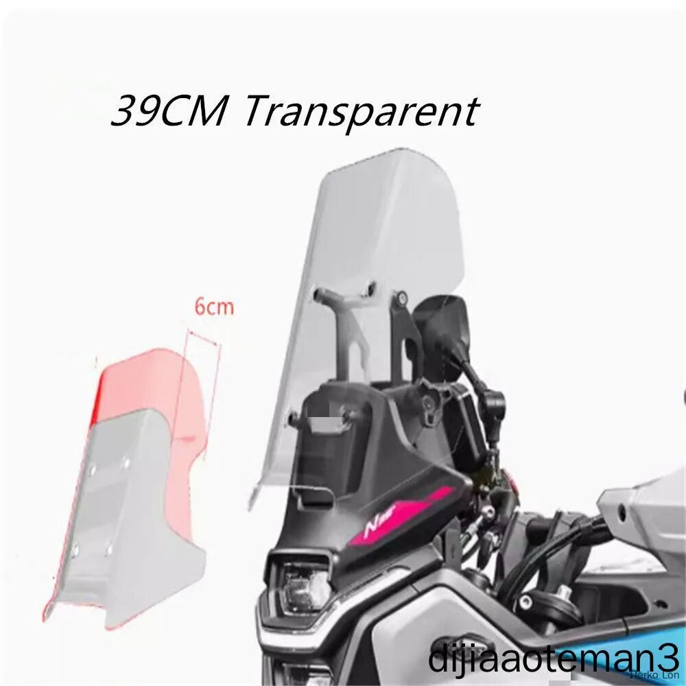 Ветровое стекло для CFMOTO 450MT Прозрачное 39CM ветровое стекло для мотоцикла