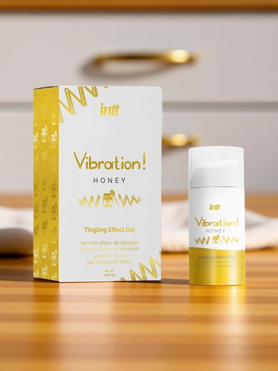 Жидкий вибратор Intt Honey, аромат меда, 15 мл