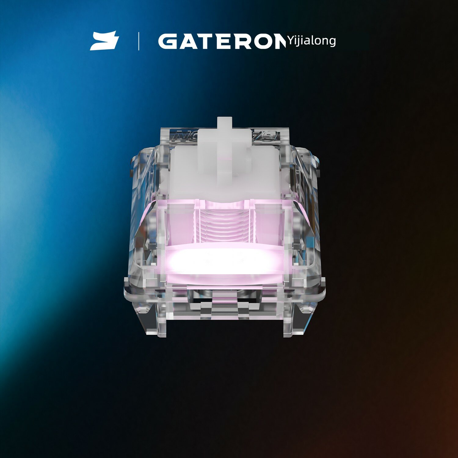 Переключатели Gateron MagiAir магнитные оси для игровых клавиатур, прозрачные, звук HiFi, 10 шт