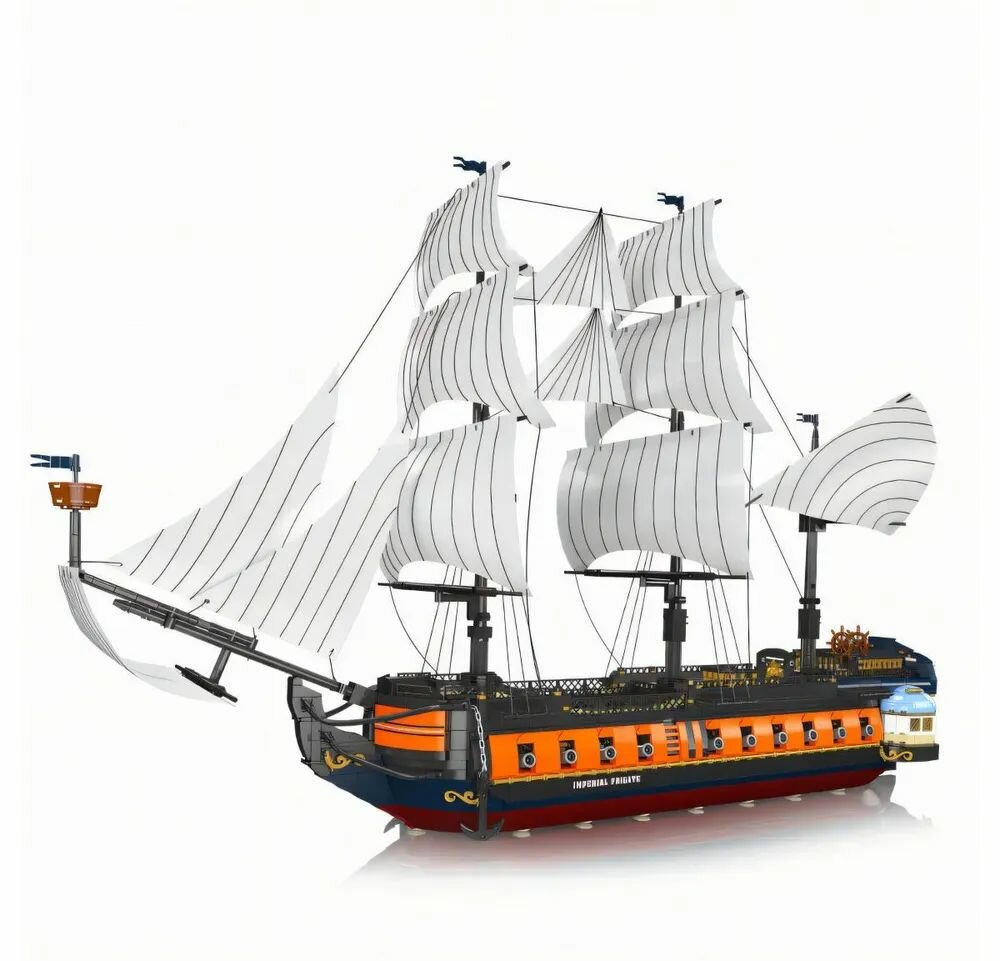 Конструктор пластиковый Mould King Пиратский корабль Black Pearl - 2868эл. - Моулд кинг 13111