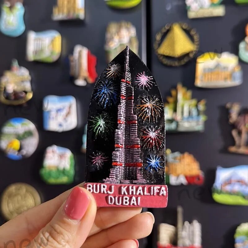 Магнит-украшение Сувенир Burj Khalifa Dubai для дома, декор на холодильник
