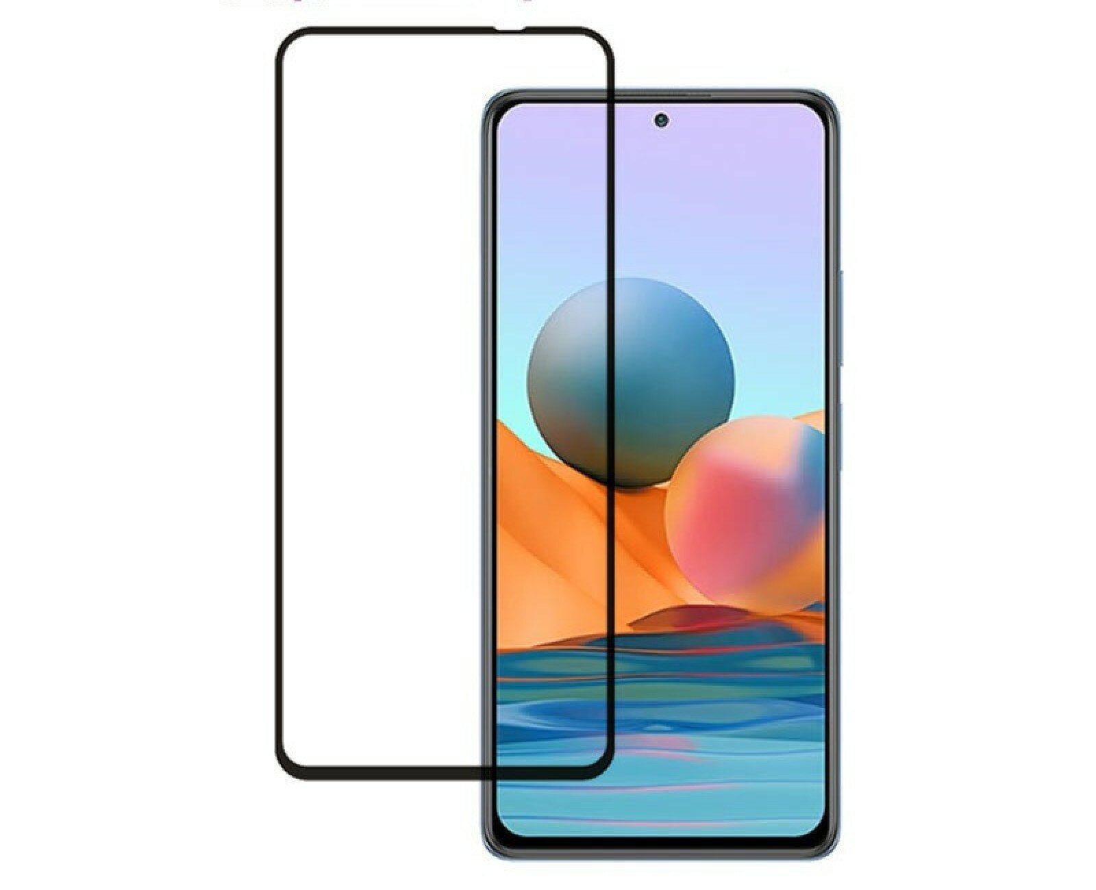 3D/5D защитное стекло MyPads 5D Forti Glass для Xiaomi Redmi Note 12 Pro и Poco X5 Pro с олеофобным покрытием