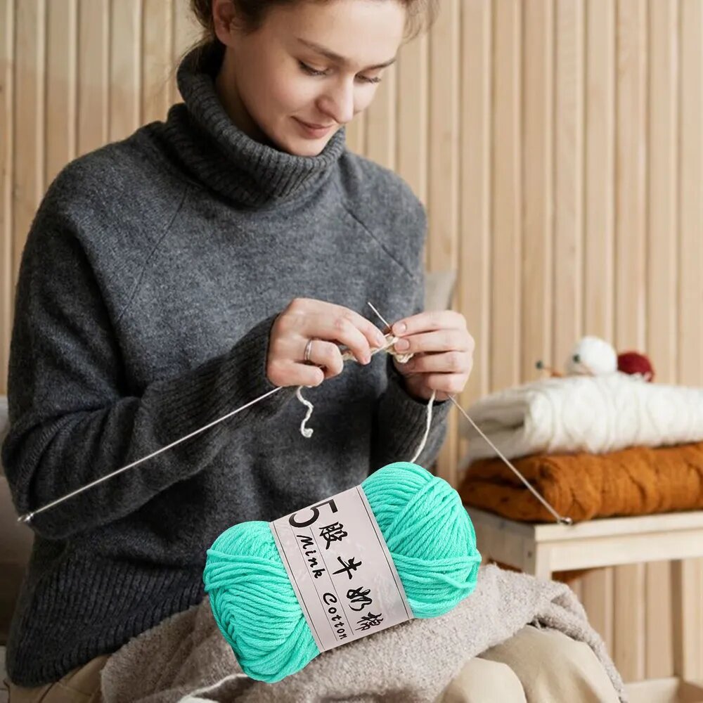 Пряжная клубок для ручного вязания