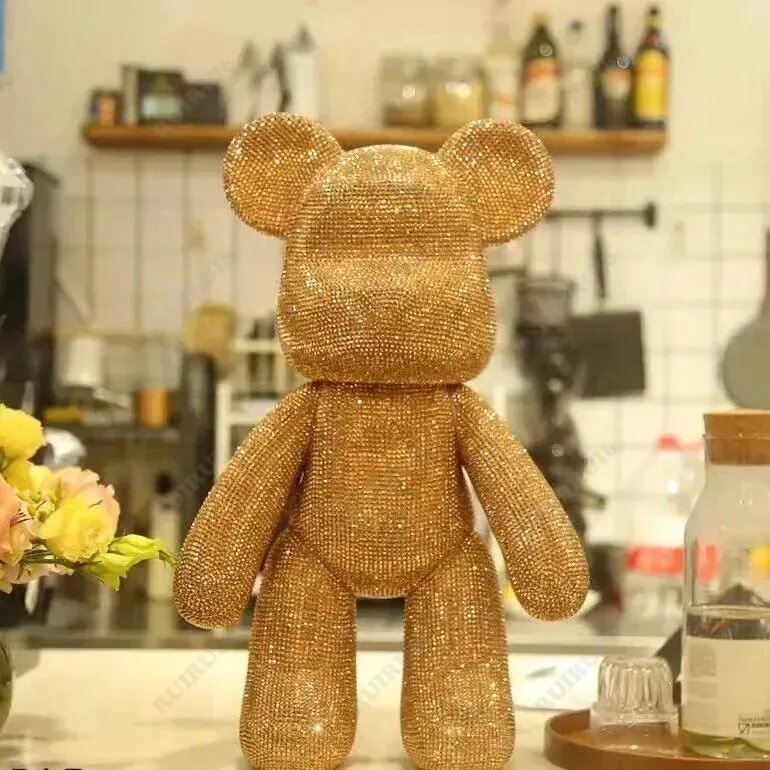 Набор для творчества Bearbrick алмазная мозаика 23 см, подарок своими руками для детей, для взрослых