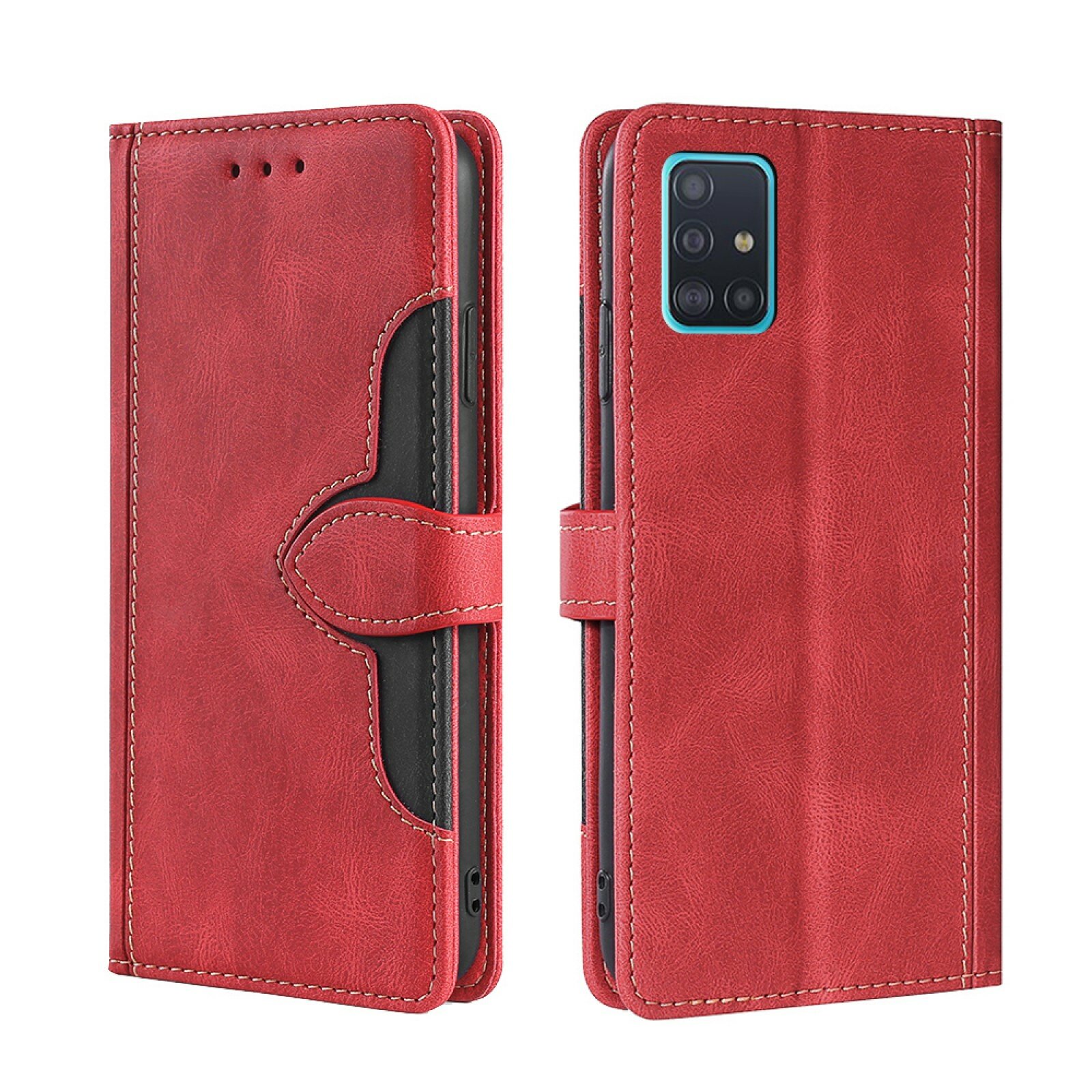 Чехол-книжка MyPads для Samsung Galaxy A51 с магнитной застежкой и красочным узором