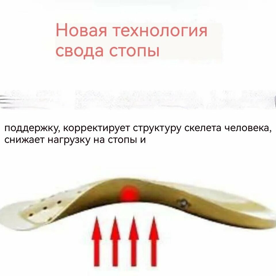 Ортопедические стельки супинаторы для обуви при плоскостопии, коррекция свода стопы и О/Х ног, от боли — фото 1